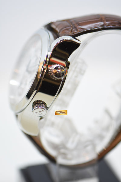 [SOLD] JLC MASTER GRAND REVEIL PERPETUAL ALARM 43mm STEEL IN LEATHER S ...