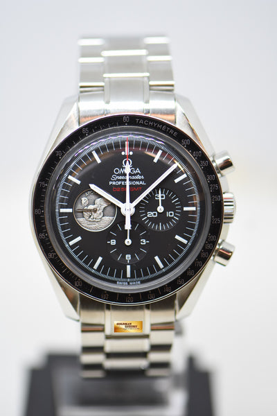 OMEGA SPEEDMASTER MOONWATCH APOLLO 11 40TH ANNIVERSARY MOON LANDING LI ...
