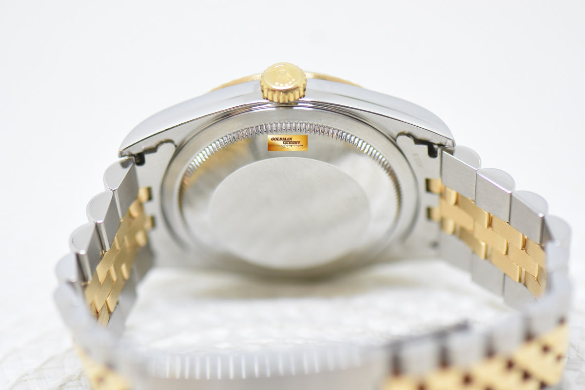 [SOLD] ROLEX OYSTER DATEJUST 36mm HALF-GOLD IN JUBILEE BRACELET GOLD D ...