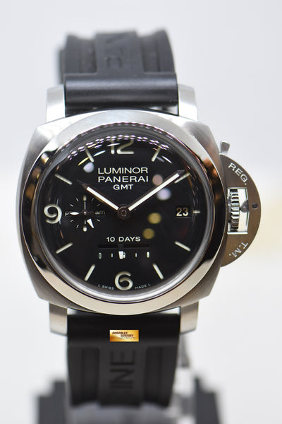 [SOLD] PANERAI LUMINOR GMT 44mm 1950 STEEL DAY / NIGHT 10 DAYS POWER R ...
