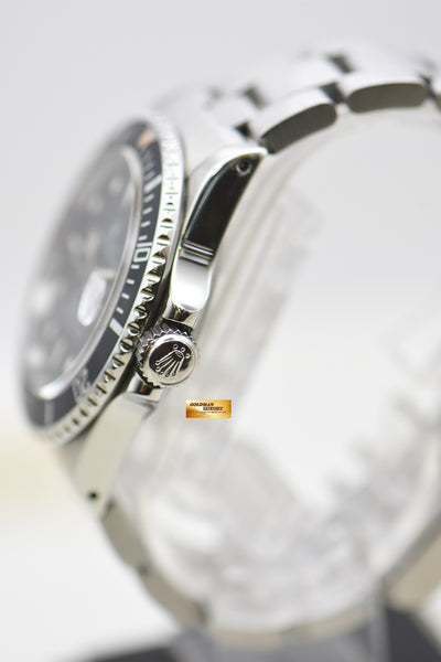 ROLEX OYSTER SUBMARINER 40mm STEEL IN OYSTER BRACELET BLACK TRITIUM DI ...