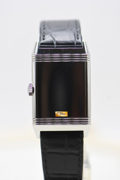 [SOLD] JAEGER Le-COULTRE REVERSO MONOFACE SMALL SECONDS STEEL LEATHER ...