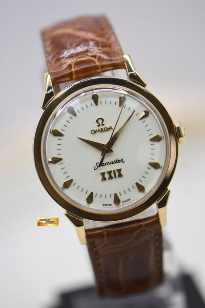 OMEGA SEAMASTER BEIJING 2008 OLYMPIC XXIX EDITION YELLOW GOLD IN LEATH ...
